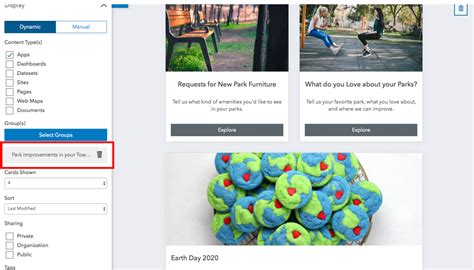 Create A Gallery Of Content Using Arcgis Hub