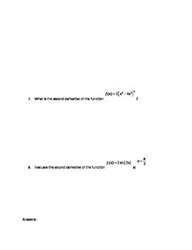 Chain Rule Quiz By Beth Purl TPT