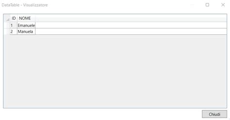 Il Blog Di Emanuele Mattei DataTable Visualizzare I Dati Nel Debug Di Visual Studio