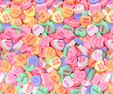 Conversation Hearts Background
