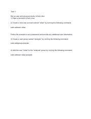 Setting Up User And Group Accounts In Kali Linux A Step By Step Course Hero