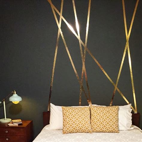 Gold Accent Wall Bedroom Sophiamueckedayrep
