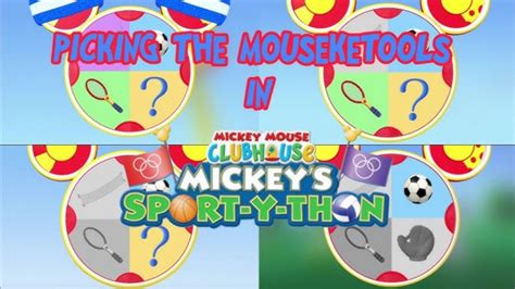 Picking The Mouseketools In Mickeys Sport Y Thon Youtube