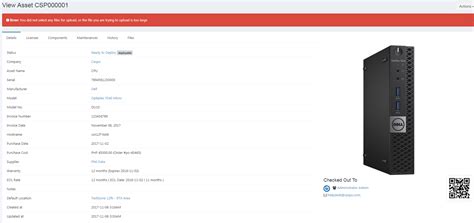 cannot upload files · issue 4381 · grokability snipe it · github