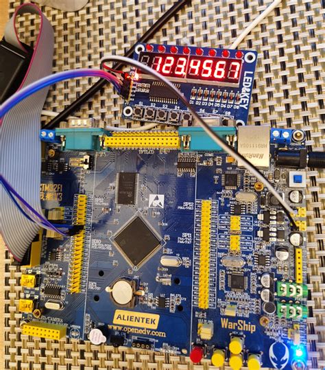 stm32f103zet6【标准库函数开发】 tm1638模块驱动4位8段共阴极数码管 tm1638接3 3v单片机 csdn博客