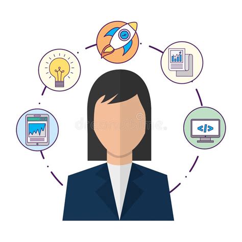 Portrait Of Man Coding Programmer Stock Vector Illustration Of Portrait Corporate 145389720