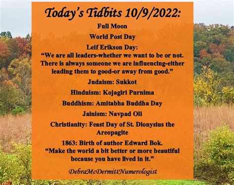 Todays Tidbits 1092022 Todays Tidbits 1092022 By Debra Mcdermitt Oct 2022 Medium