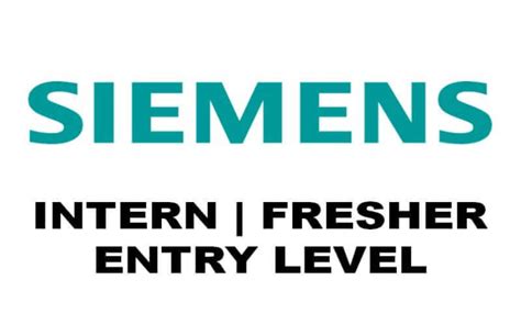 Siemens Summer Internship 2024 Hiring For Freshers As Technical Intern