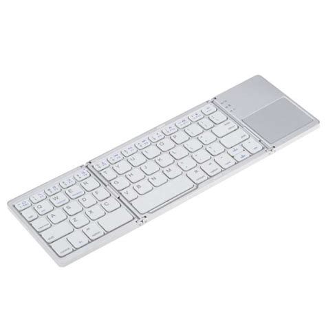 Promo Keyboard Wireless Bluetooth Foldable Touchpad Portable Lipat 3