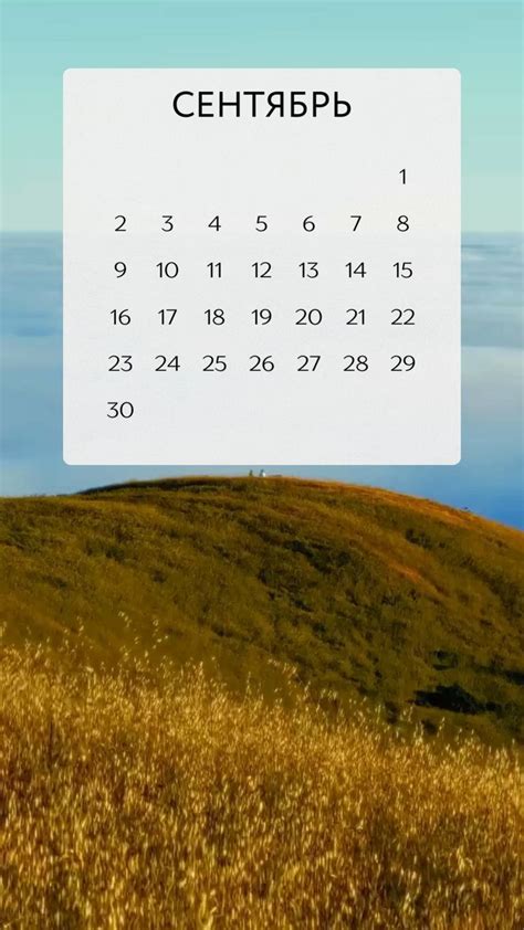 Сентябрь календарь на месяц 2024 в 2024 г Календарь Разное Свадебные приглашения