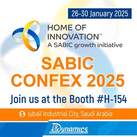Sabic Confex 2025 Conference And Exhibition In Saudi Arabia