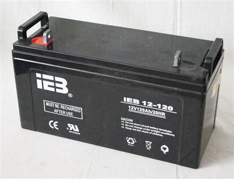 IEB 12-120 RECHARGEABLE SEALED LEAD ACID BATTERY 12V 120AH 20R | MDG ...
