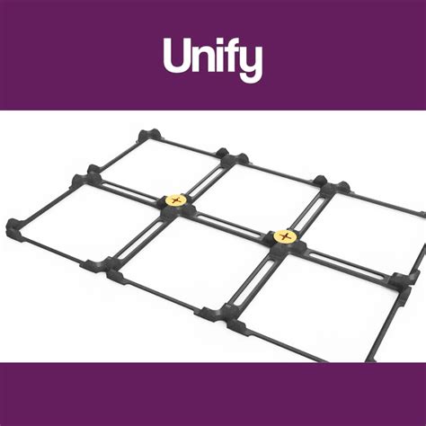 gridfinity skeletonised base with screwholes 3d model by unifytech on thangs