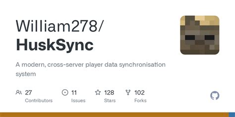 GitHub WiIIiam HuskSync A Modern Cross Server Player Data Synchronisation System
