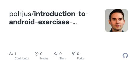 GitHub Pohjus Introduction To Android Exercises Template