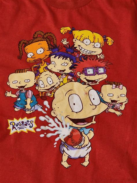VINTAGE The Rugrats Tee MEDIUM Cartoons Nickelodeon Gem