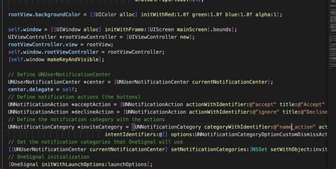 Ios How Add Action Button To Payload Onesignal Json Apns File Stack Overflow