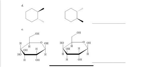Solved 1 For Each Pair Of Molecules Identify Whether They