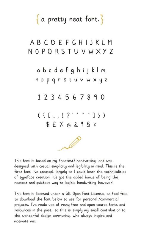 Pretty Neat Free Font Handwriting Alphabet Print Handwriting Cute