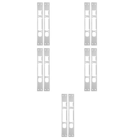 Worgeous 10 Pcs Replacement Security Strike Plate Strike Plate Deadbolt