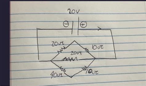 Solved What Is The Current Of Each Resisitor And The