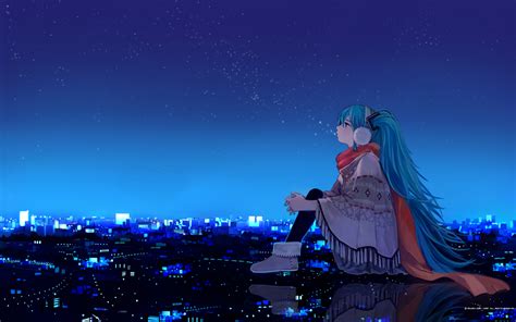 Aqua Eyes Aqua Hair Blush City Green Eyes Hatsune Miku
