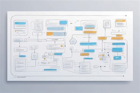 Premium Photo Ux Ui Flowchart Application Development Prototype Design User Experience Concept