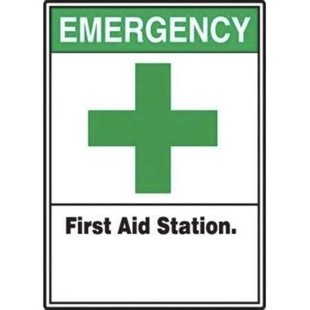 Accuform Exit Sign Adhesive Dura Poly In W In H MRSD XV Zoro