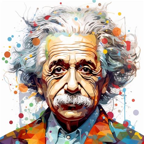 Premium Ai Image Face Of Great Scientists Albert Einstein Generative Ai