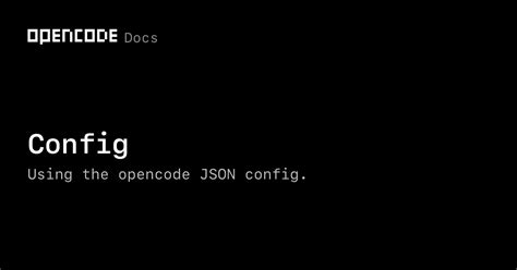 Config Opencode