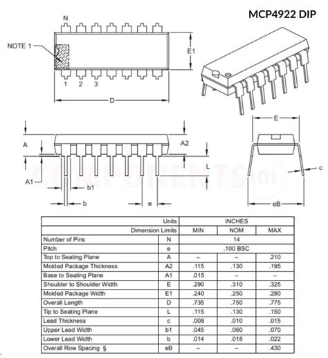 Mcp4922 Dac Features Pinout Applications Design And Troubleshooting