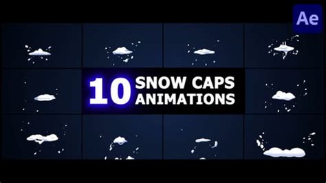 Snow Caps Animations After Effects After Effect Template Prime Access