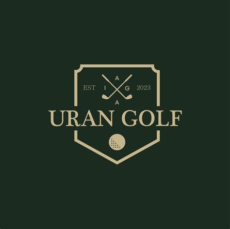 골프 클럽 아카데미 로고 일러스트 Ai 독점 다운로드 Download Golf Club Academy Logo 어반브러시