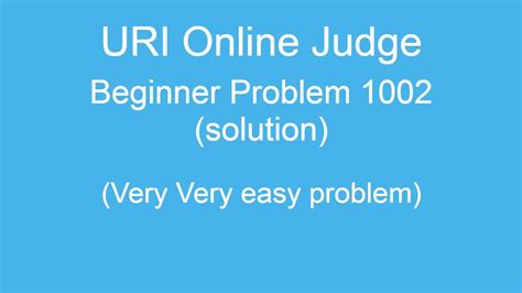 Uri Online Judge Problem 1002 Solution C Language Youtube