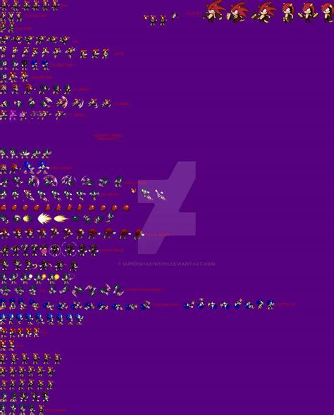 Wipsonic Mighty The Armadillo Sprite Sheet By Supershadiw1010 On