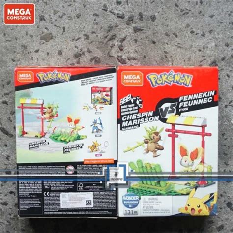Jual Pokemon Mega Construx Battle Pack Chespin Fennekin Bricks Blocks