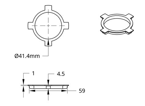 Round Humidity Sensor Insert To Filament Spool By Truvazia Download