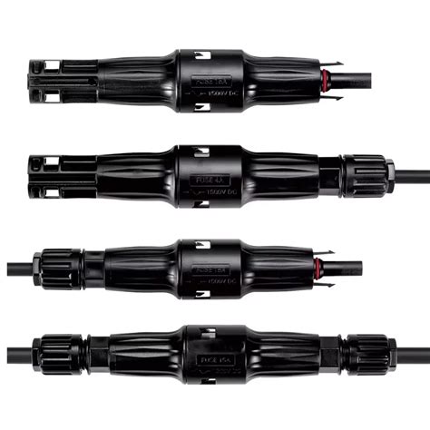 IP VDC MC Fuse Connector Removeable A Mp Mm In Line Fuse Male And Female PV Solar