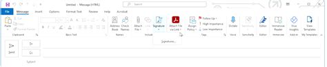How To Create An Email Signature In Outlook Skycomp Solutions