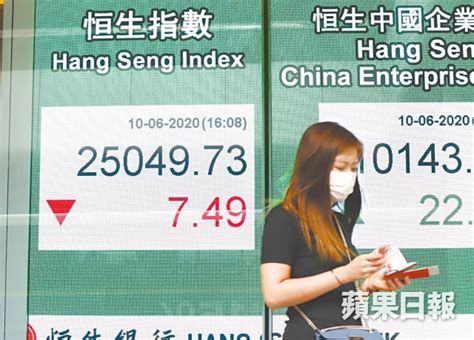 騰訊漲3 港股升勢照斷纜 蘋果日報•聞庫