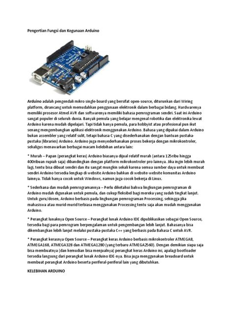 Pengertian Arduino Pdf