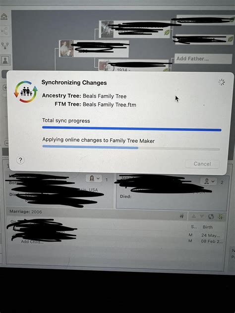 syncing ancestry to ftm r ancestry
