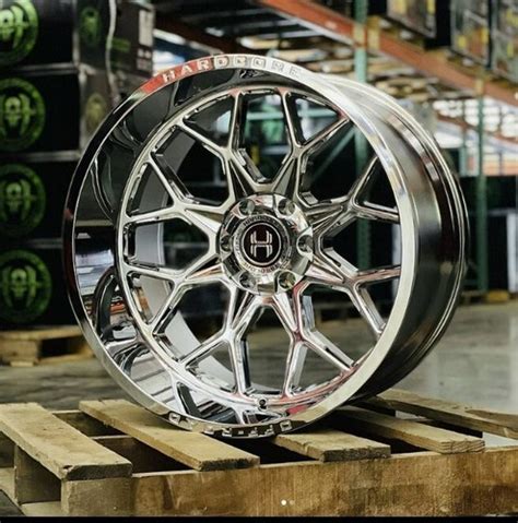 4 New 20x10 Hardcore Hc104 Wheels 19 Chrome 8x65 Ram 2500 8x1651 Ebay
