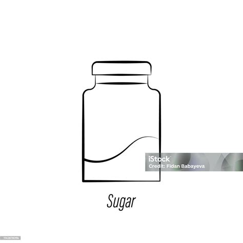 커피 설탕 손 그리기 아이콘입니다 커피 그림 아이콘의 요소입니다 기호와 기호는 웹 로고 모바일 앱 Ui Ux에 사용할 수