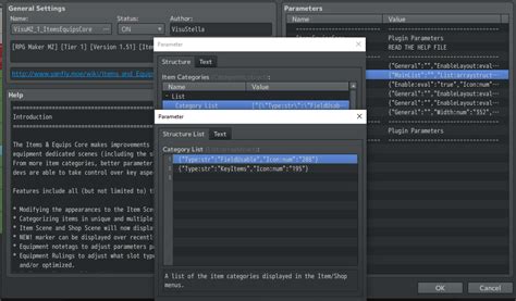 RMMZ Remove Menu Item Categories In RMMZ Visustella Core ItemsEquip Core RPG Maker Forums