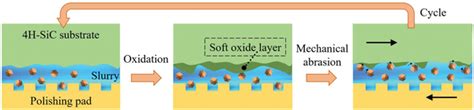 Schematic Diagram Of Cmp Principle Of 4h‐sic Wafer The Three Diagrams Download Scientific