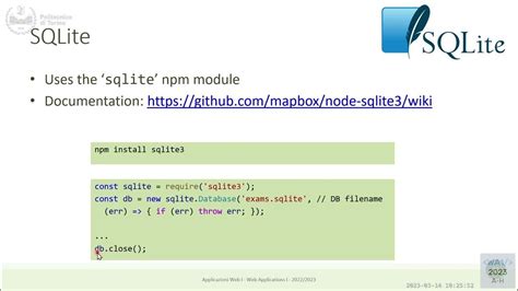 Wa1 2023 L07 Asynchronous Programming Sqlite Youtube