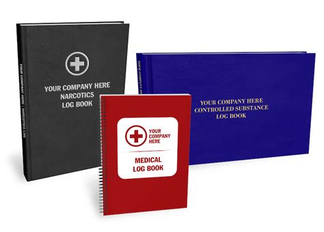 Custom Medical And Substances Log Book Log Books Unlimited