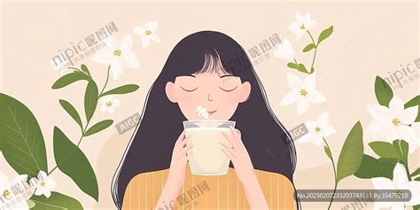 Ai创作图茉莉花茶女孩插画 喝奶茶的女生 女孩奶茶人物包装插画 喝奶茶女孩 女生喝奶茶 茶叶女孩插画 喝茶插画 人物奶茶插画 喝奶茶的女孩 奶茶甜美女孩插画 喝着奶茶的女孩 美容养颜茶插画 喝