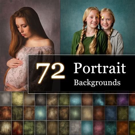 72 Portrait Digital Backgrounds Portrait Textures Fine Art Backdrops